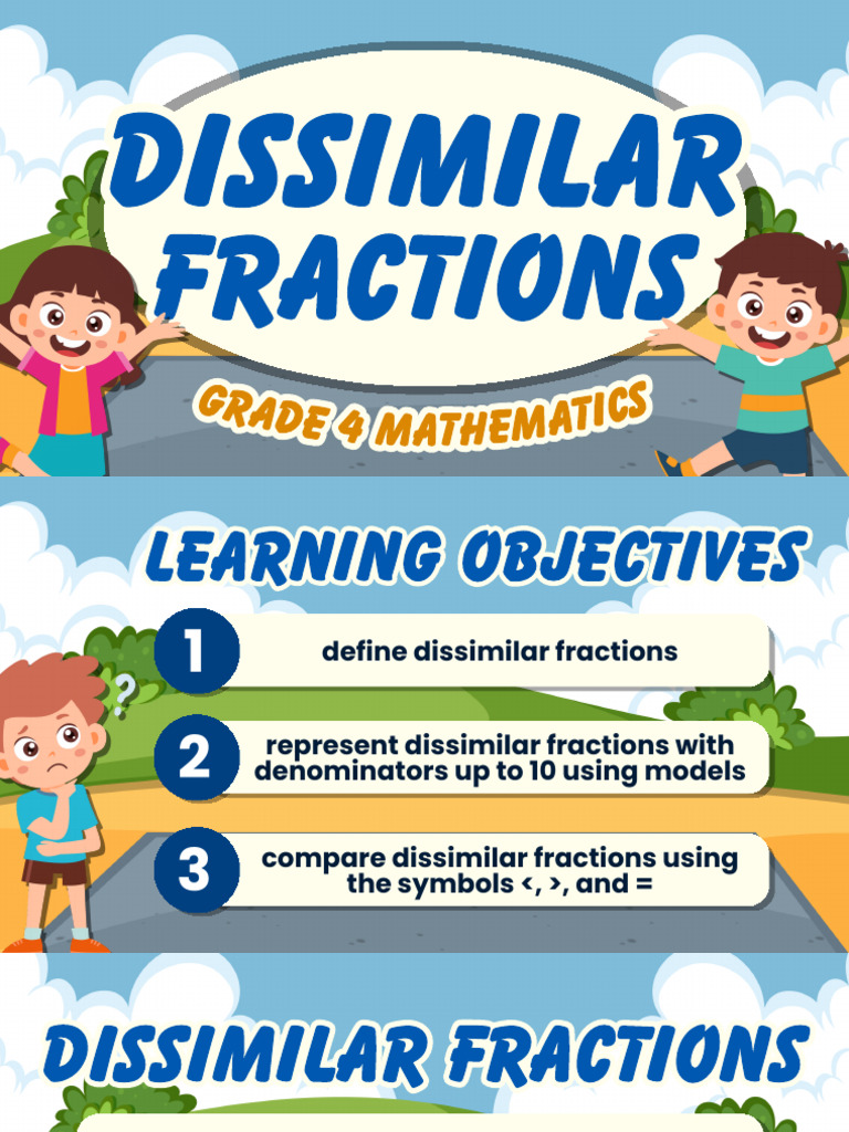Comparing Dissimilar Fraction | PDF | Number Theory | Mathematical Objects