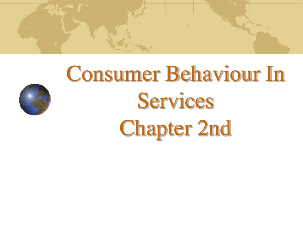 Understanding Consumer Behavior in Services | PDF | Consumer Behaviour ...