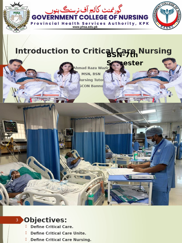 Overview of Critical Care Nursing | PDF | Intensive Care Medicine ...