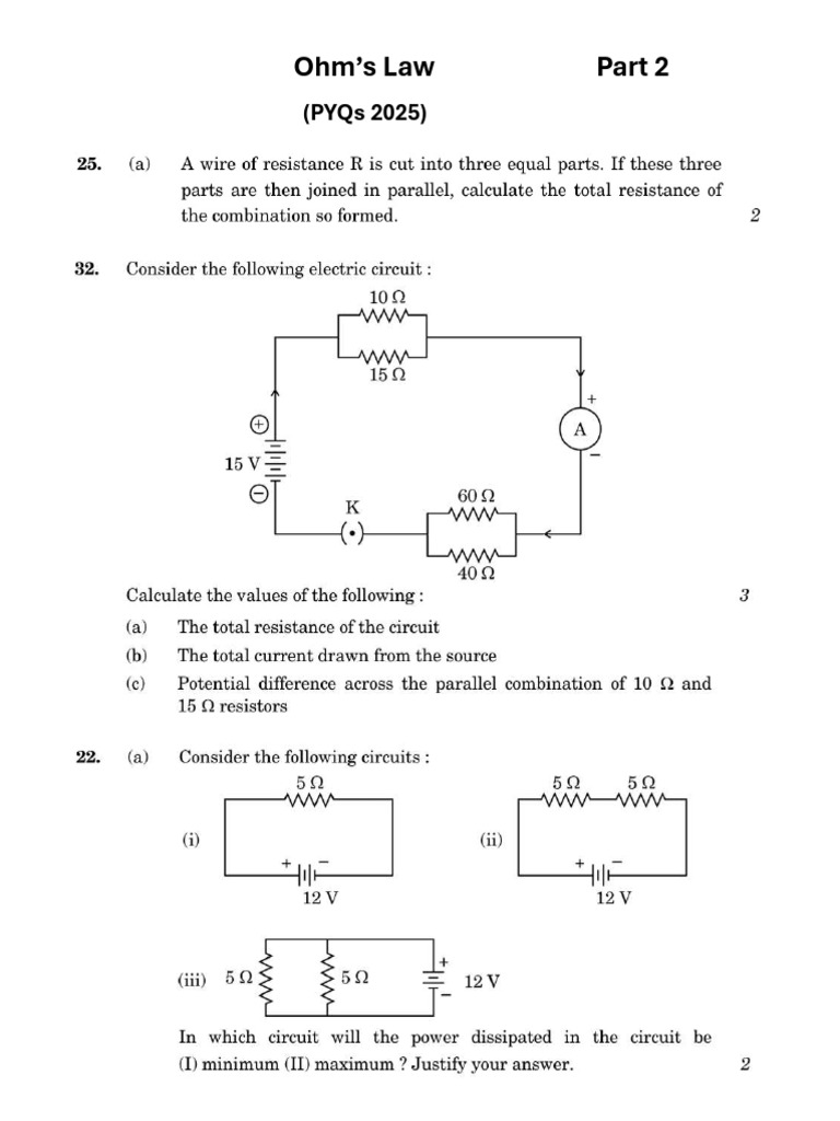 Ohm's Law Part 2 | PDF