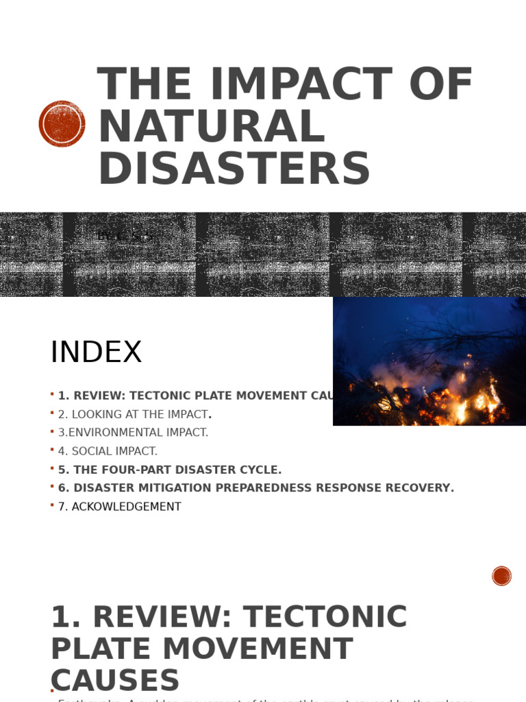 The Impact of Natural Disasters by Css | PDF