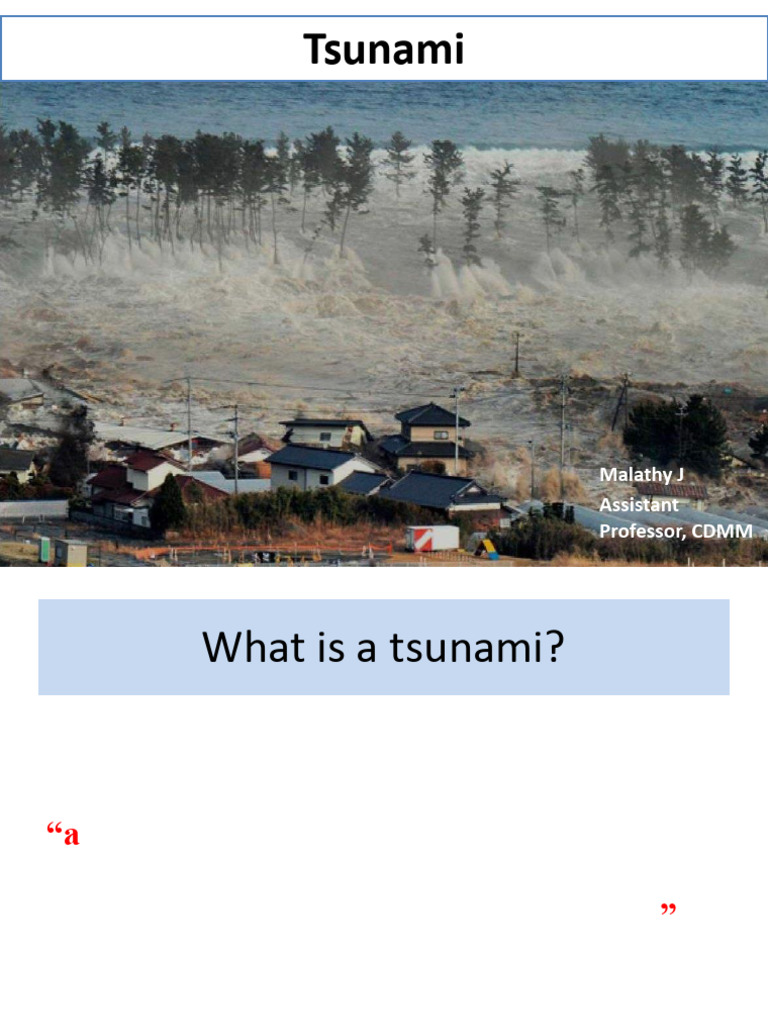 Tsunami | PDF | Tsunami | Wavelength