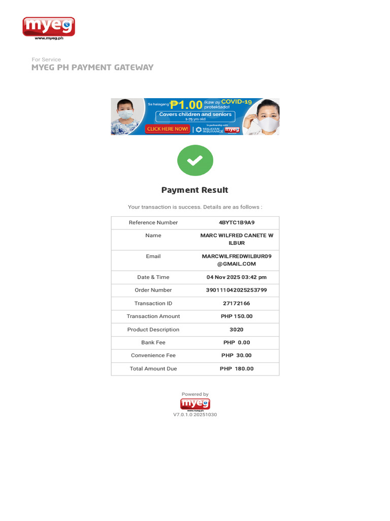 MyEG PH Payment Gateway | PDF