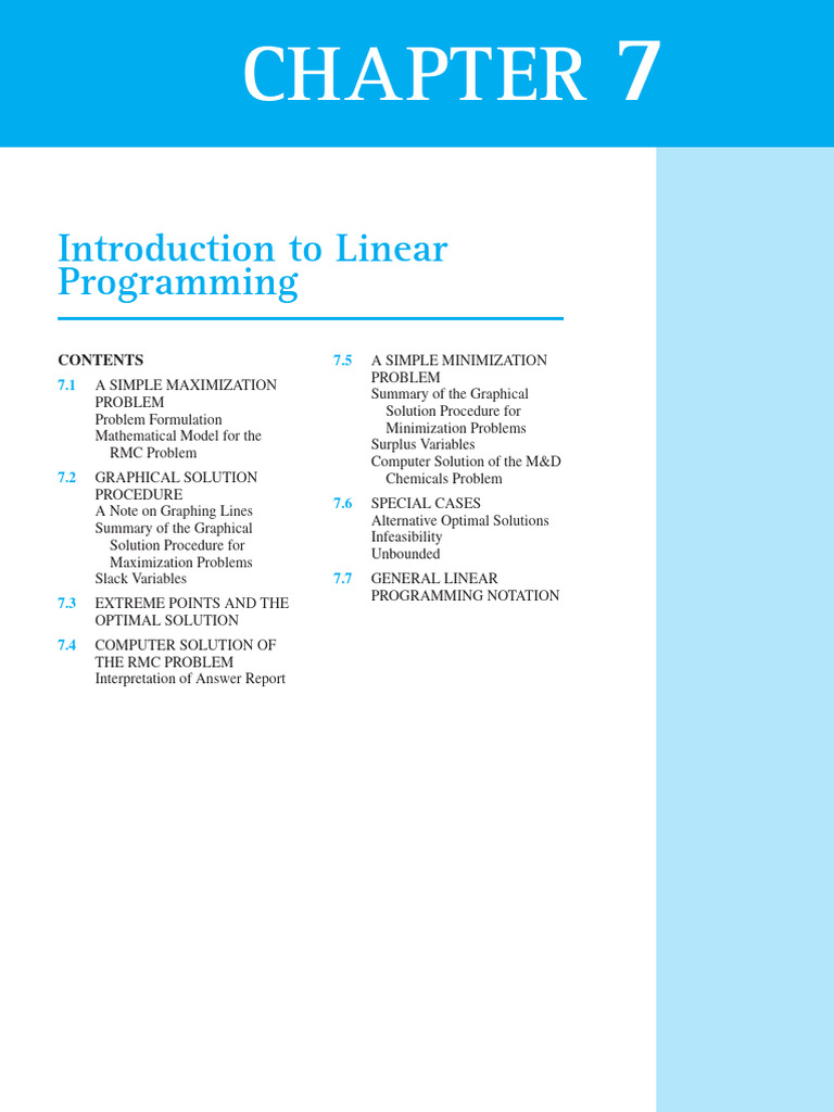 Quantitative Methods for Business, 12th Edition, Anderson (2) | PDF | Linear Programming ...