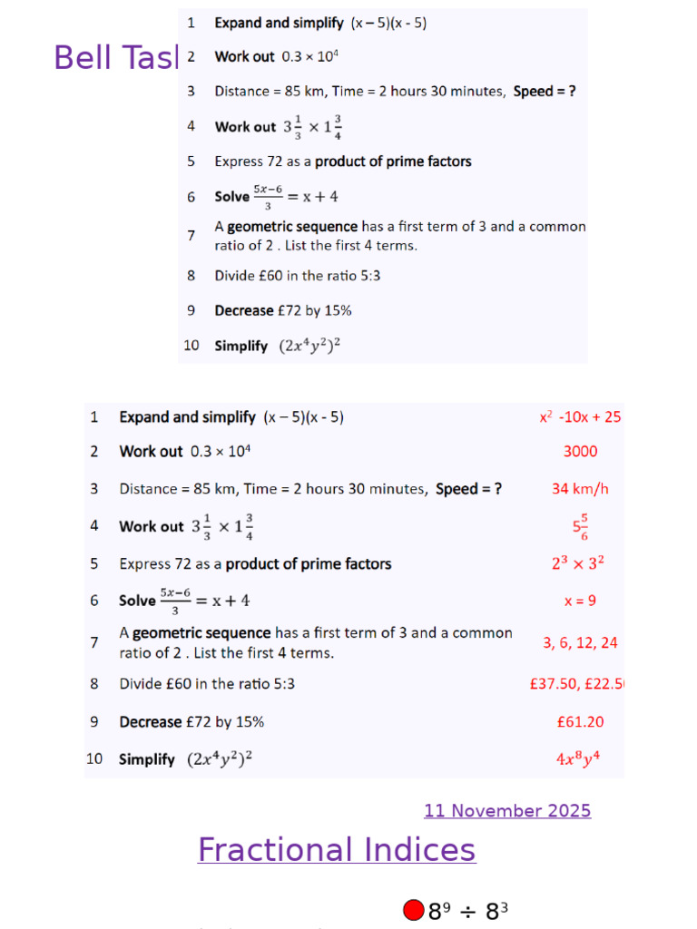 4 Fractional Indices | PDF | Chess | Chess Theory