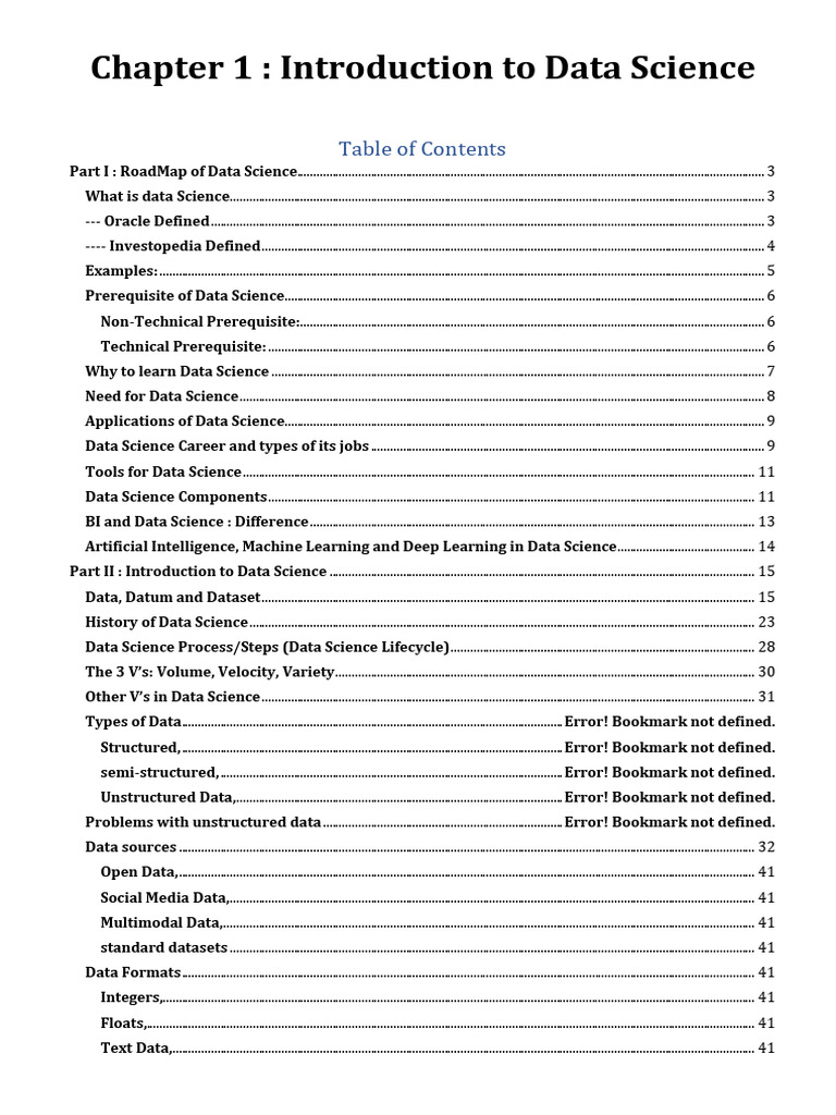 Chapter 1-1 | PDF | Data Science | Data