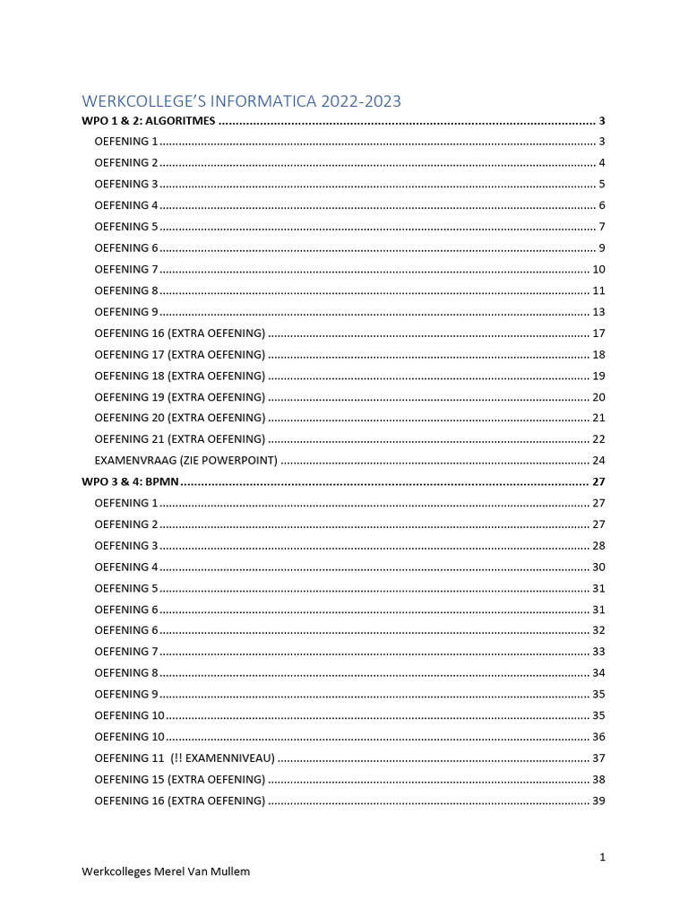 WPO's Informatica | PDF