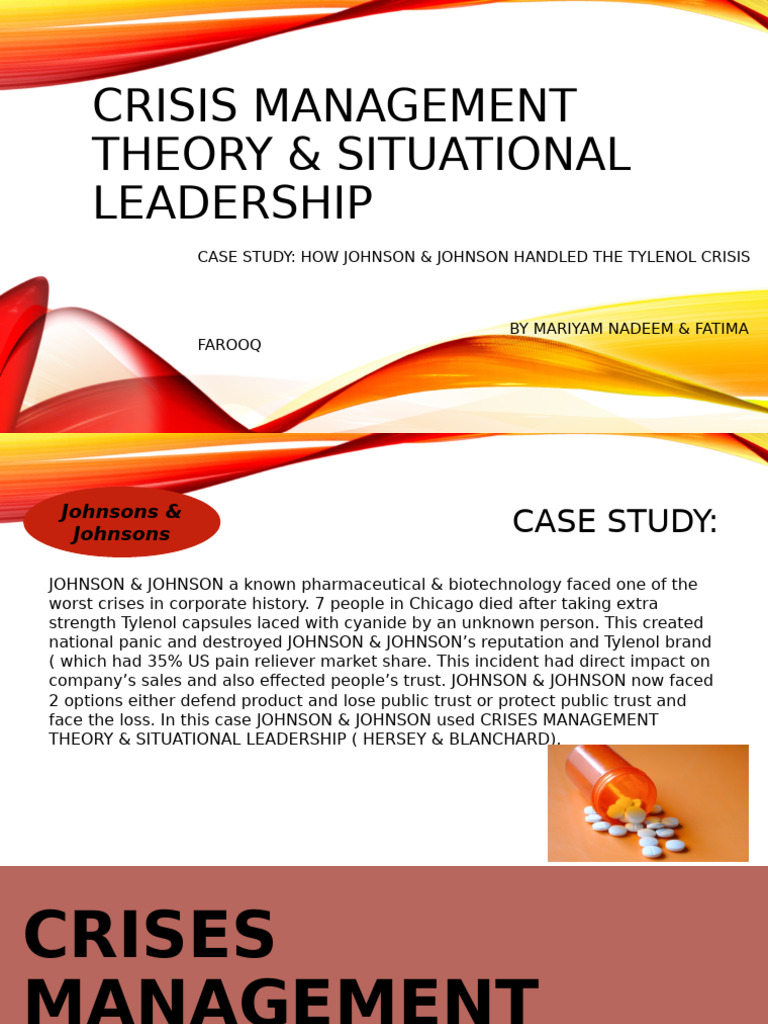 Crisis Management Theory & Situational Leadership | PDF | Crisis ...