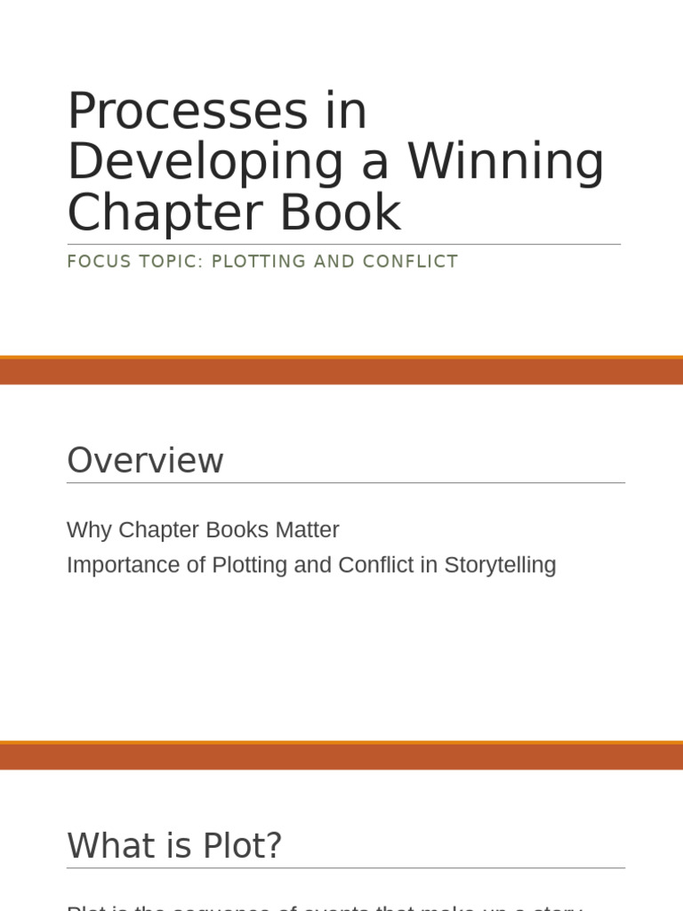 Plotting To Revising 2025 Chapter Books | PDF | Narrative | Storytelling