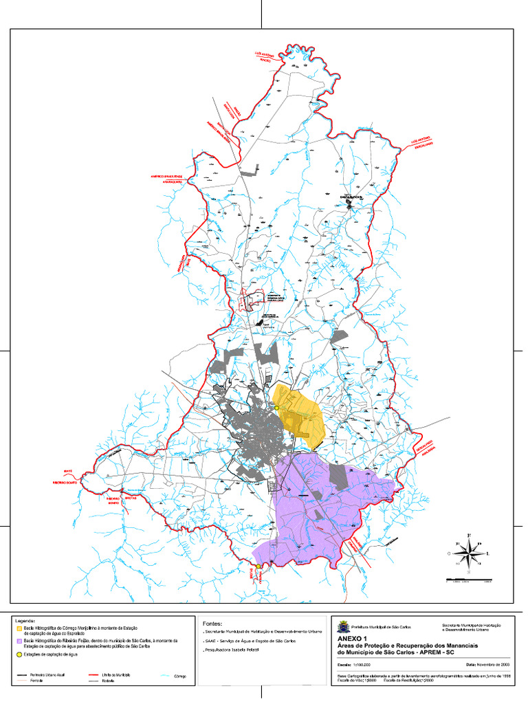 Lei Mananciais ANEXO 1 | PDF