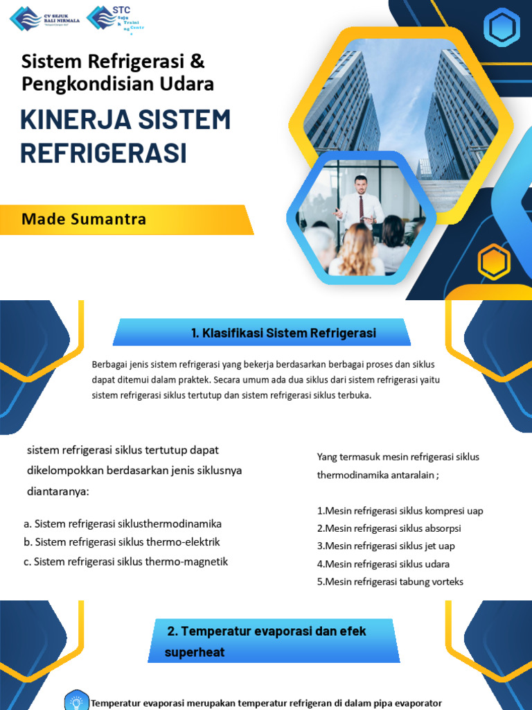 Kinerja dan Efisiensi Sistem Refrigerasi | PDF
