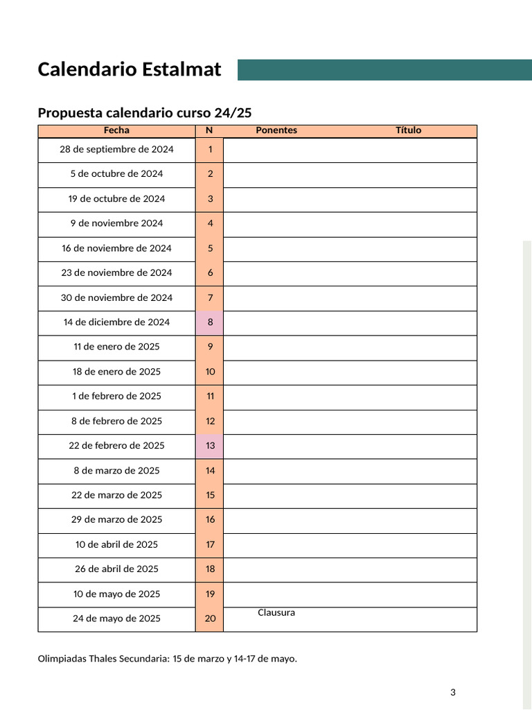 Calendar 2425 | PDF