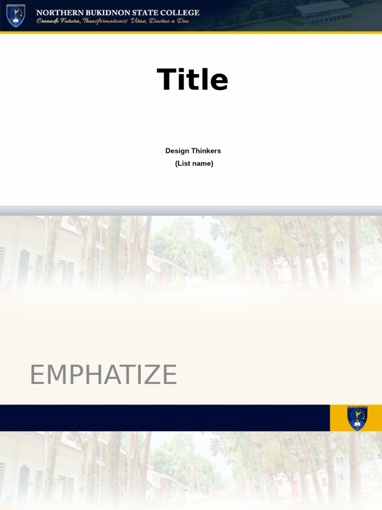 Design Thinking Framework PPT Template | PDF