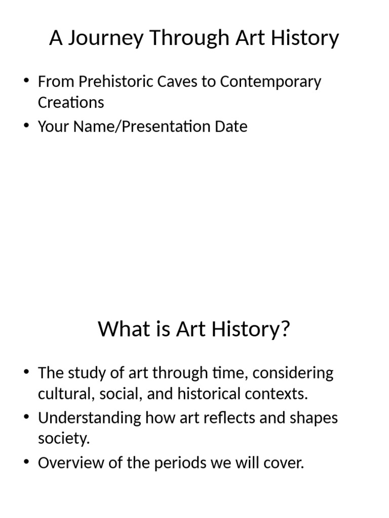 Art History Presentation | PDF