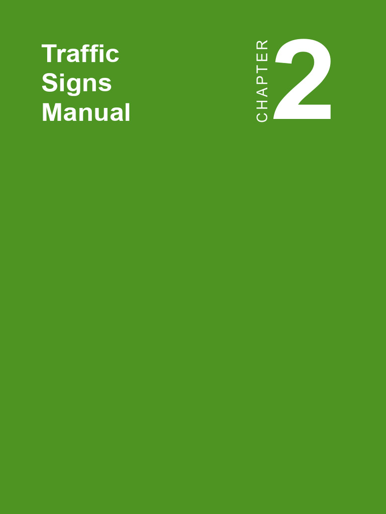 Traffic Signs Manual Chapter 02 Primary Route | PDF | Association ...