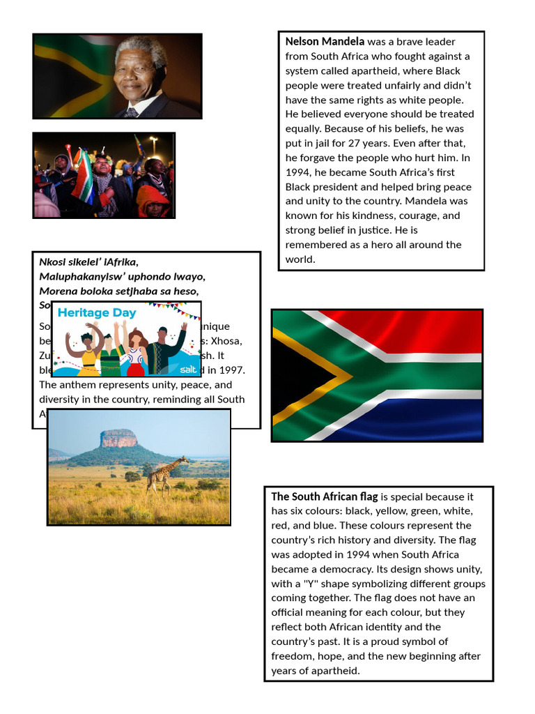 Nation Building and Cultural Heritage Project | PDF | South Africa