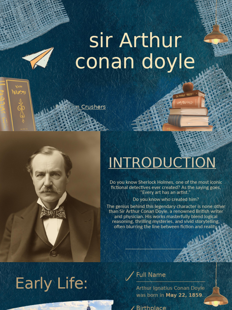 Presentation - Overview | PDF | Sherlock Holmes | Arthur Conan Doyle ...