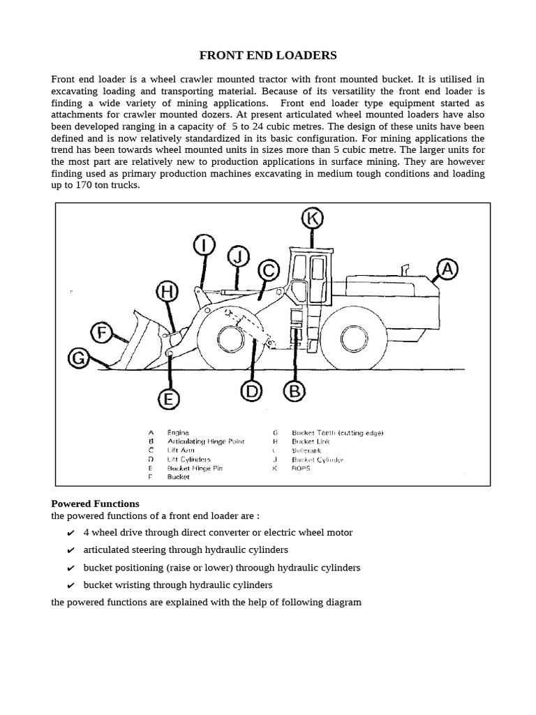 Understanding Payloaders in Mining Operations | PDF | Loader (Equipment ...
