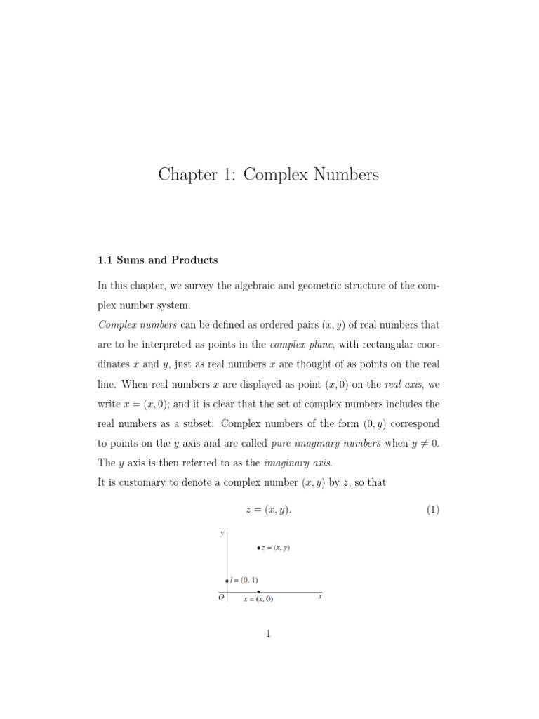 Understanding Complex Numbers Basics | PDF | Complex Number | Vector Space