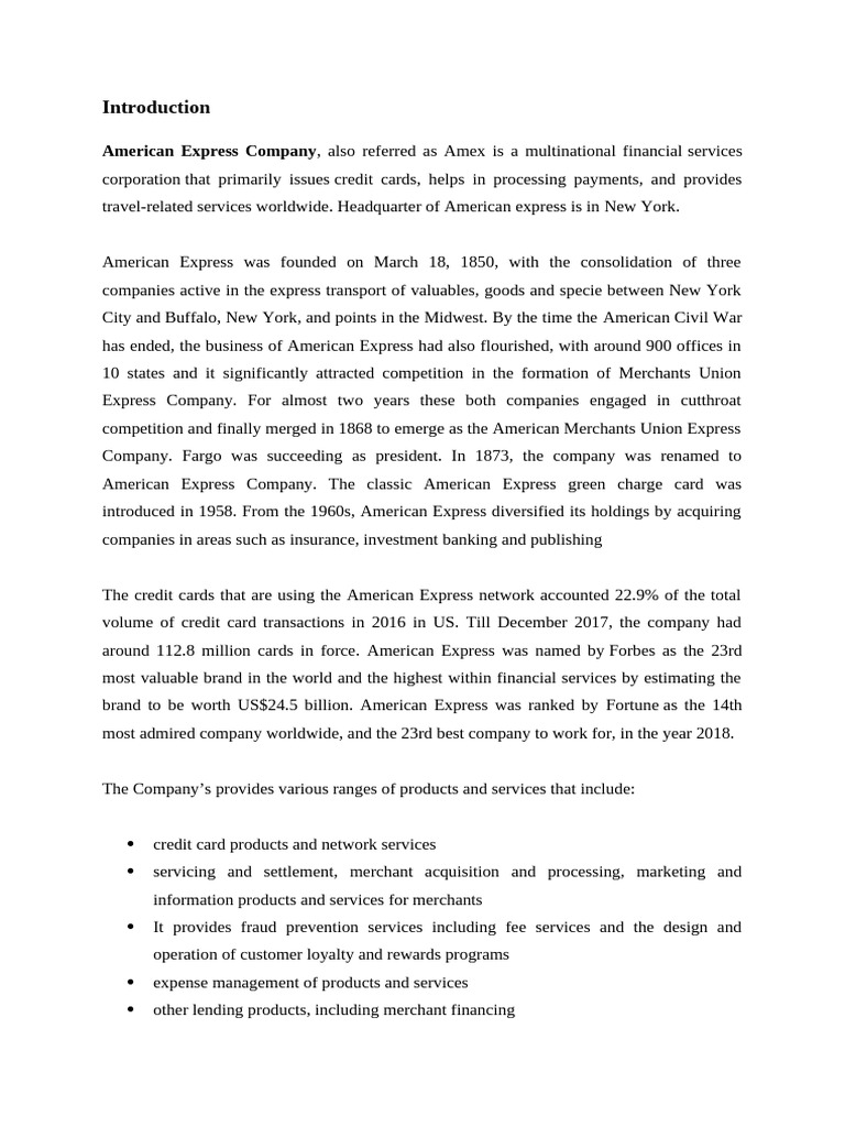 American Express B2B Payment Solutions Evaluation | PDF | Factoring ...
