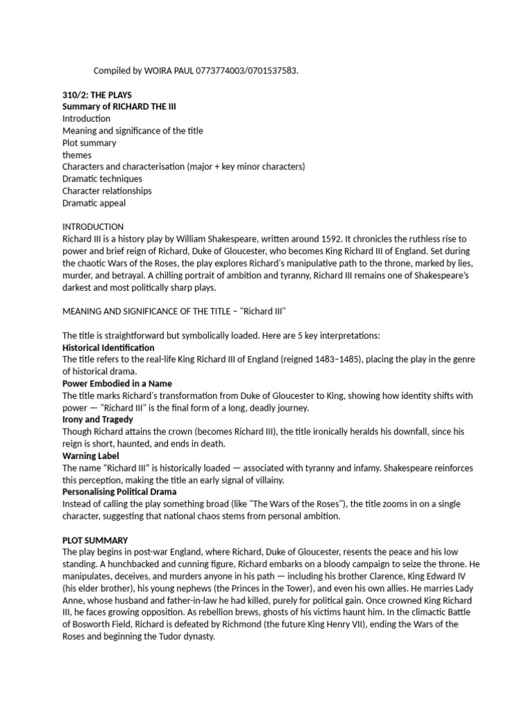 A Level Lit Solved | PDF | Oedipus