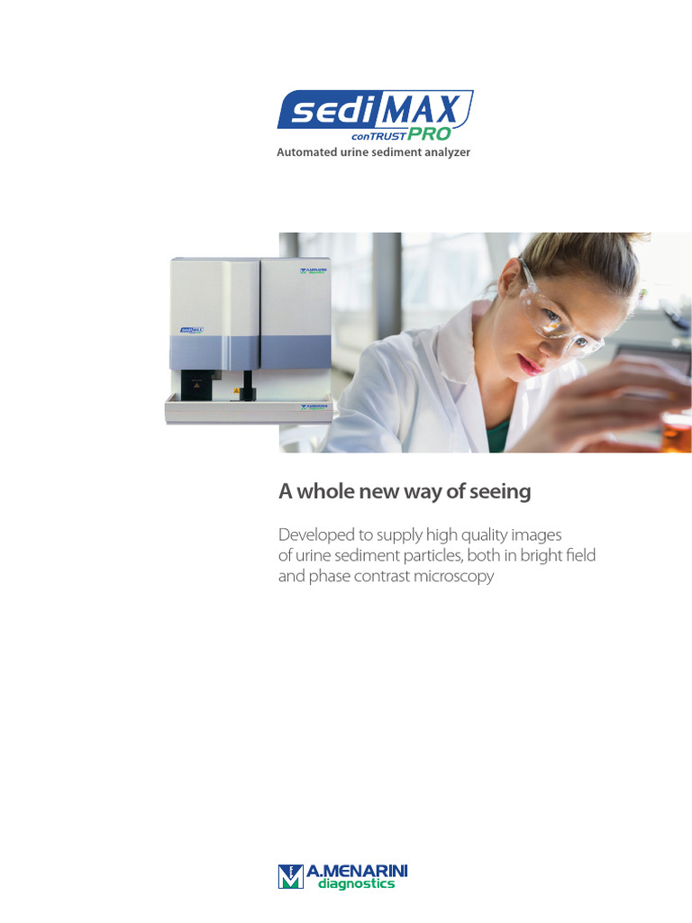 SediMAX ConTRUST PRO Brochure | PDF | Microscopy