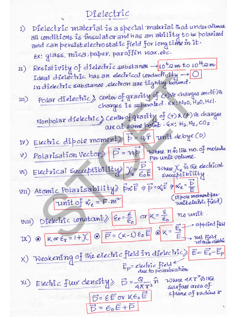 Dielectric Formula | PDF