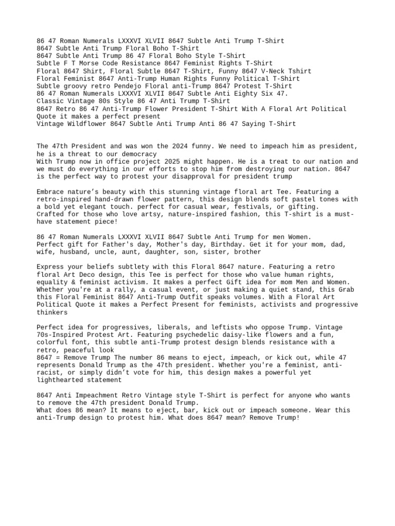 86 47 Roman Numerals Lxxxvi Xlvii 8 | PDF | Protests Against Donald ...