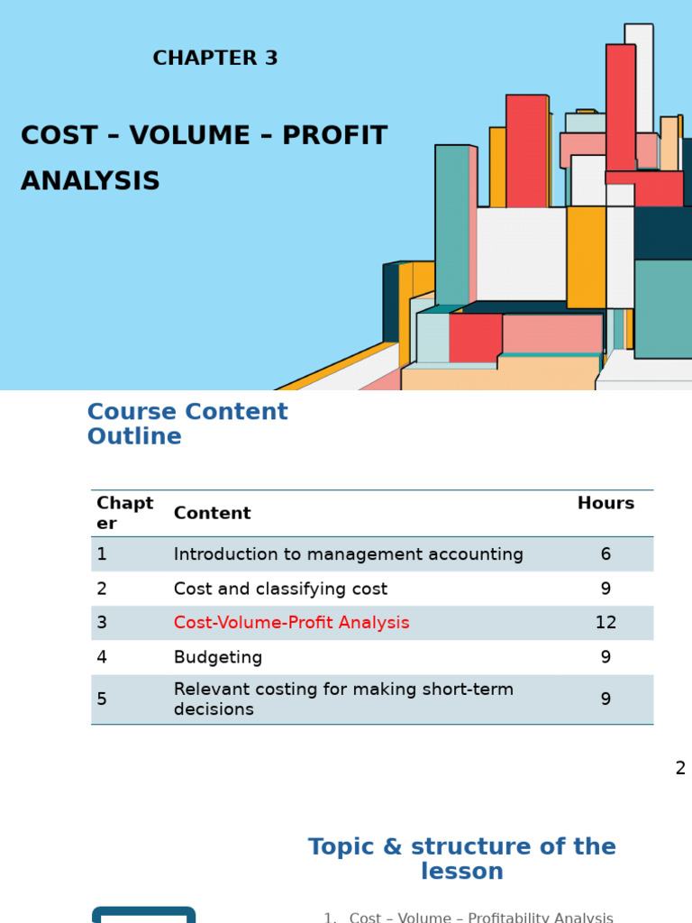 Cost-Volume-Profit Analysis Guide | PDF | Business Economics ...