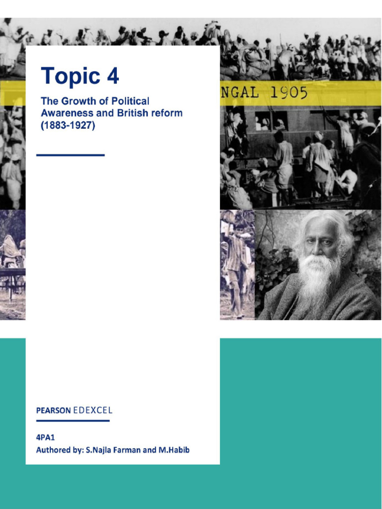 Topic 4 Growth of Political Awareness and Political Reform | PDF