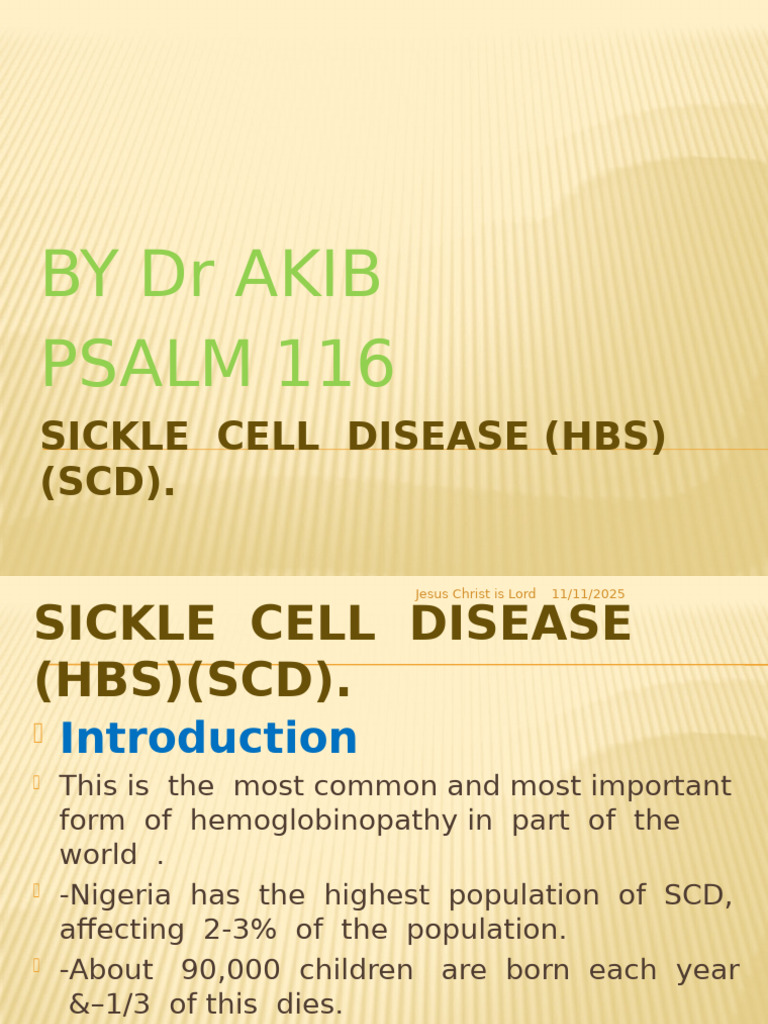 9 Sickle Cell Disease (HBS) (SCD) . | PDF | Medical Specialties ...