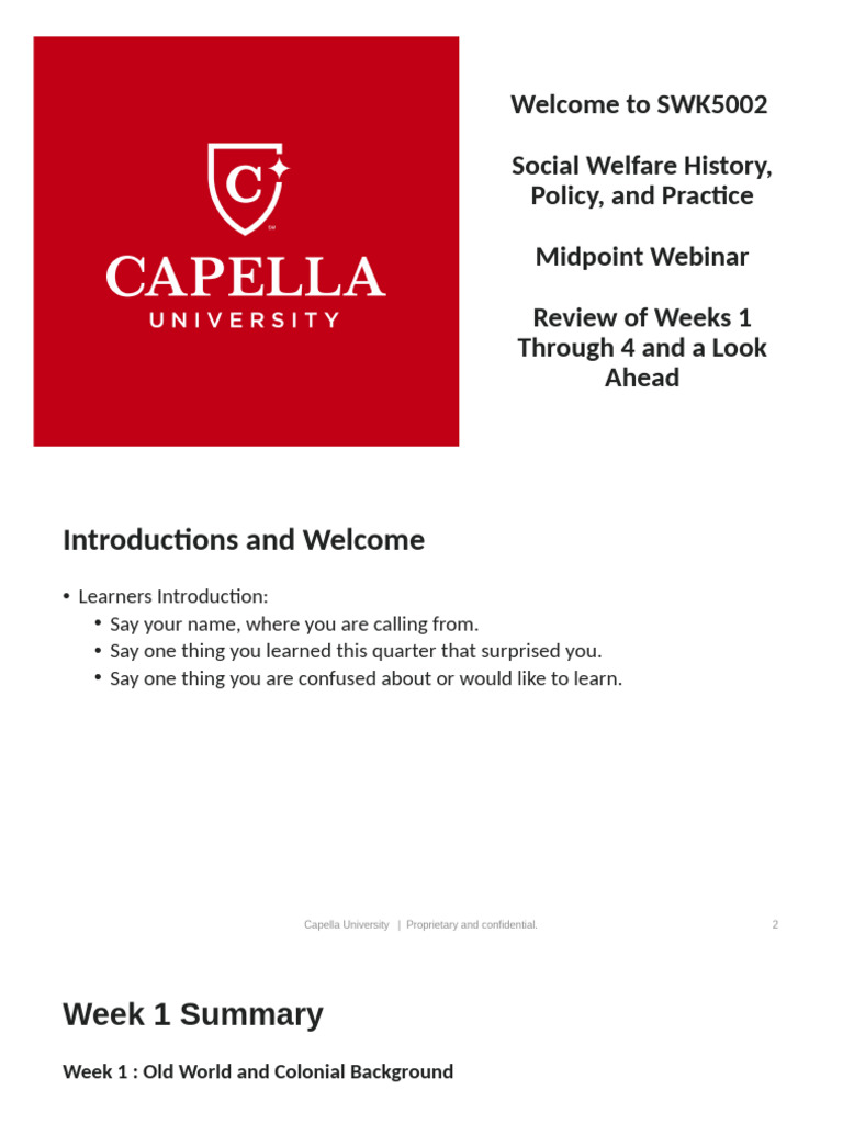 5002 Week 5 Assignment | PDF | Policy