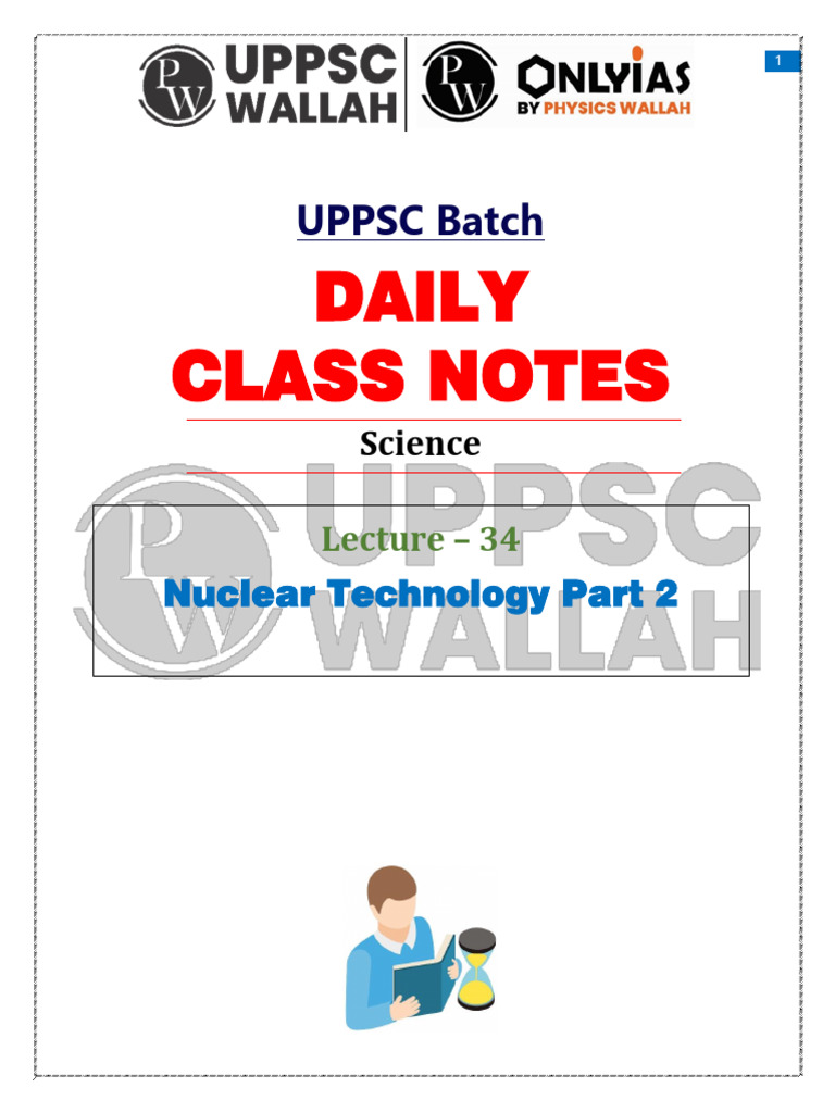 Science 34 _ Daily Class Notes (English) | PDF | Nuclear Fusion ...