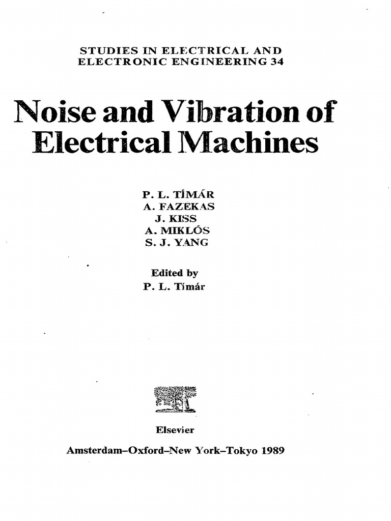 Noise and Vibration in Electrical Machines | PDF | Electric Motor ...