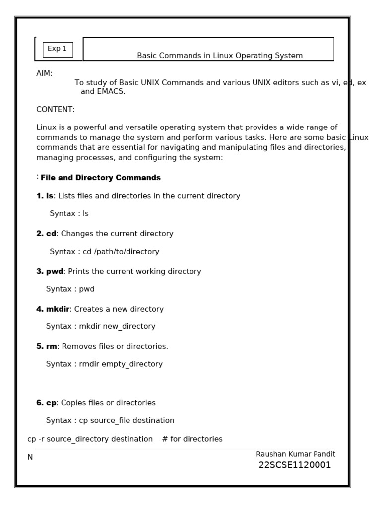 Raushan OS File | PDF | Directory (Computing) | Computer Architecture