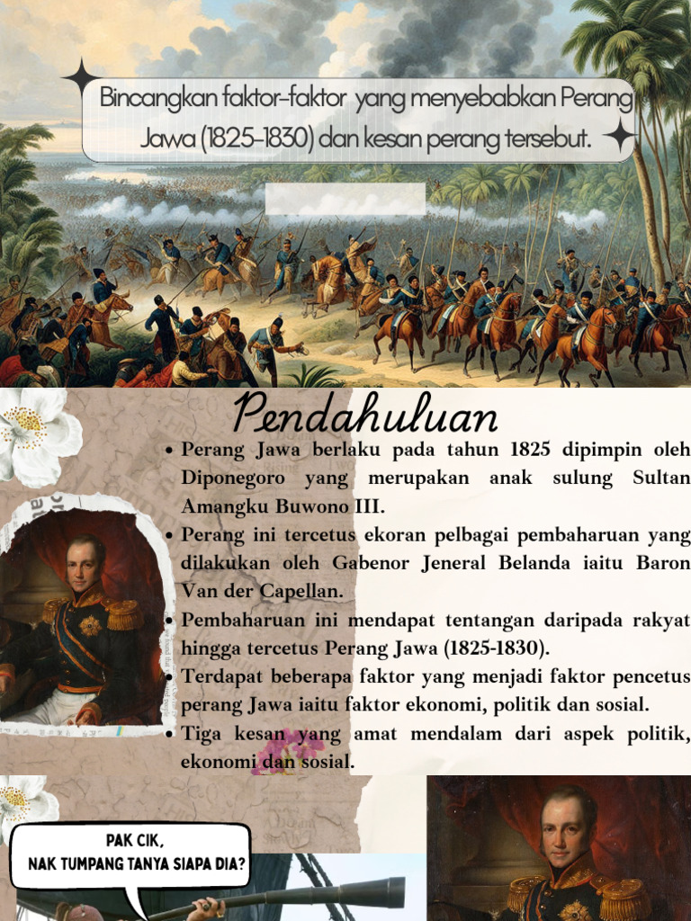 Faktor Dan Kesan Perang Jawa (Wang) (3) | PDF