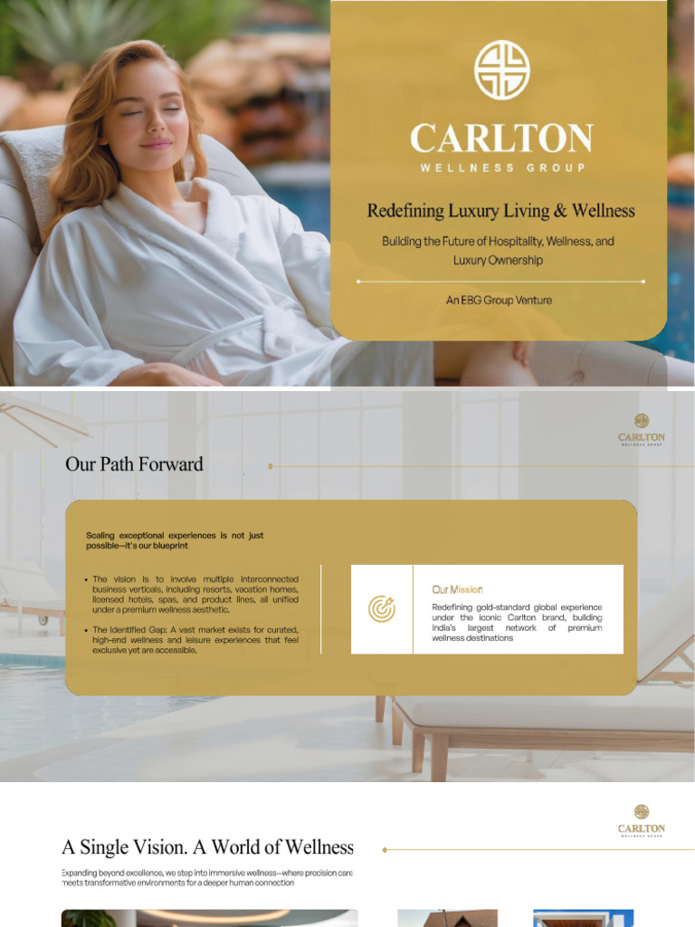 Carlton Wellness Group - Company Profile PDF | PDF