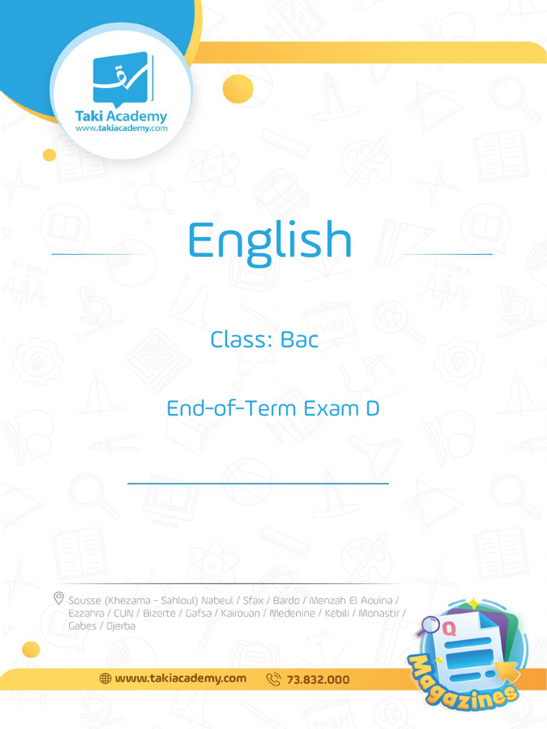 65e5c4aec4c60 - End of Term Exam D | PDF | Island