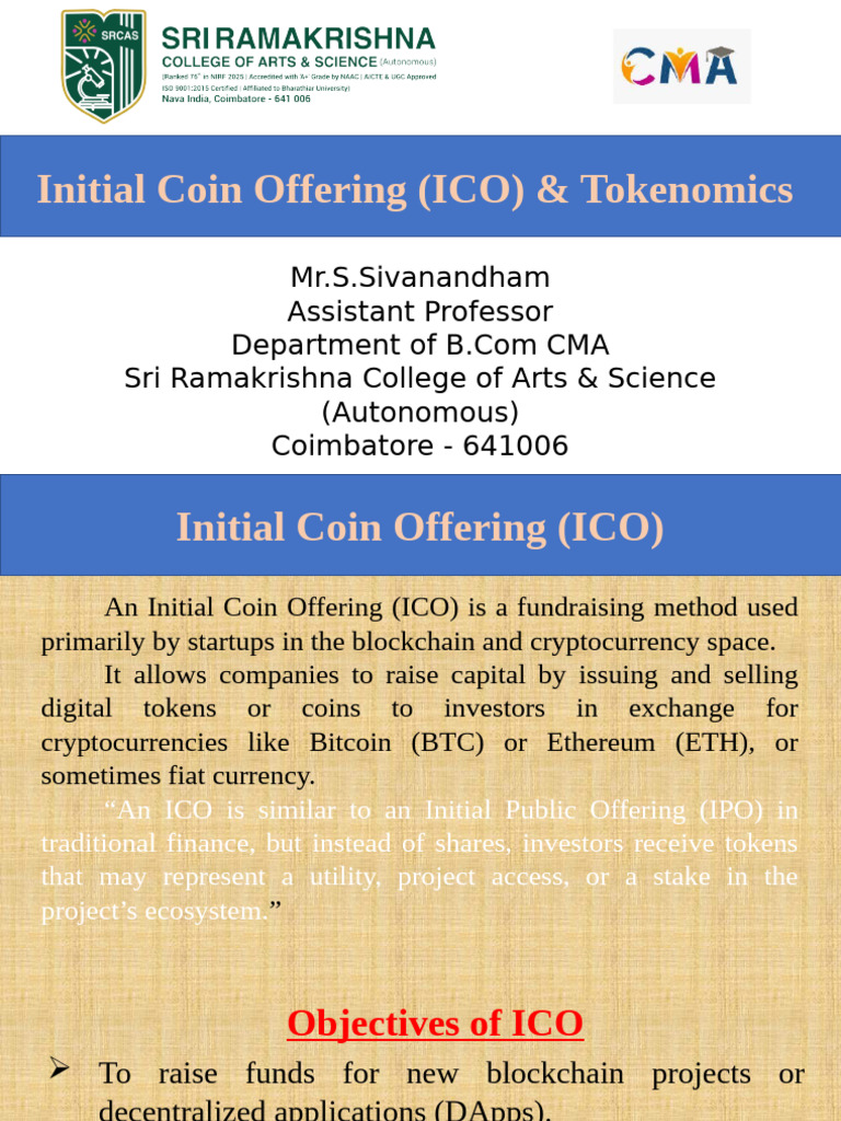 ICO | PDF | Cryptocurrency | Money