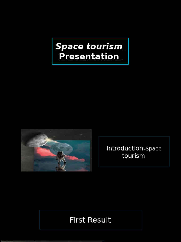 Space Tourism: Presentation | PDF