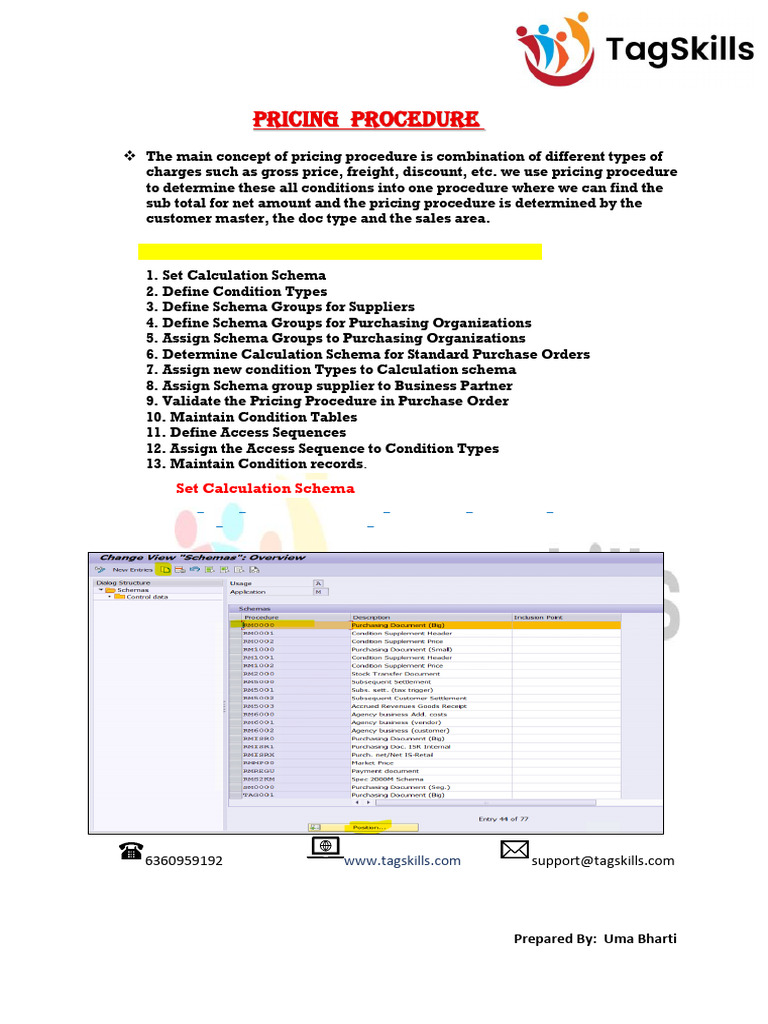 Pricing Procedure in S_4 hana | PDF | Pricing