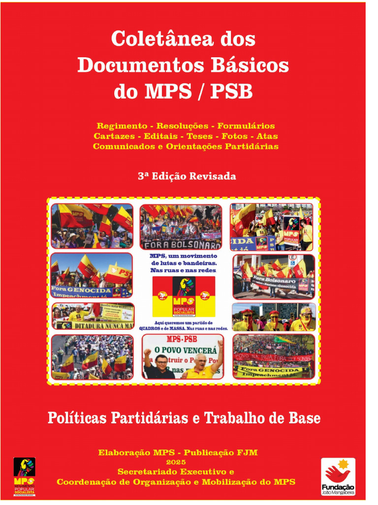 EBOK - COLETÂNEA MANUAL de DOCs BÁSICOS do MPS | PDF | Sindicato | Partidos políticos