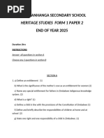 ZIMSEC A Level Crop Science Specimen Paper | PDF | Photosynthesis | Soil