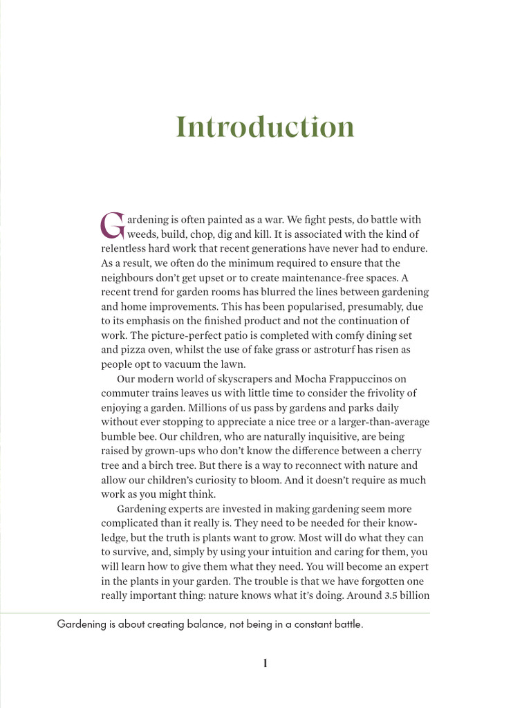 Grow A New Garden: Introduction | PDF | Predation | Pest (Organism)