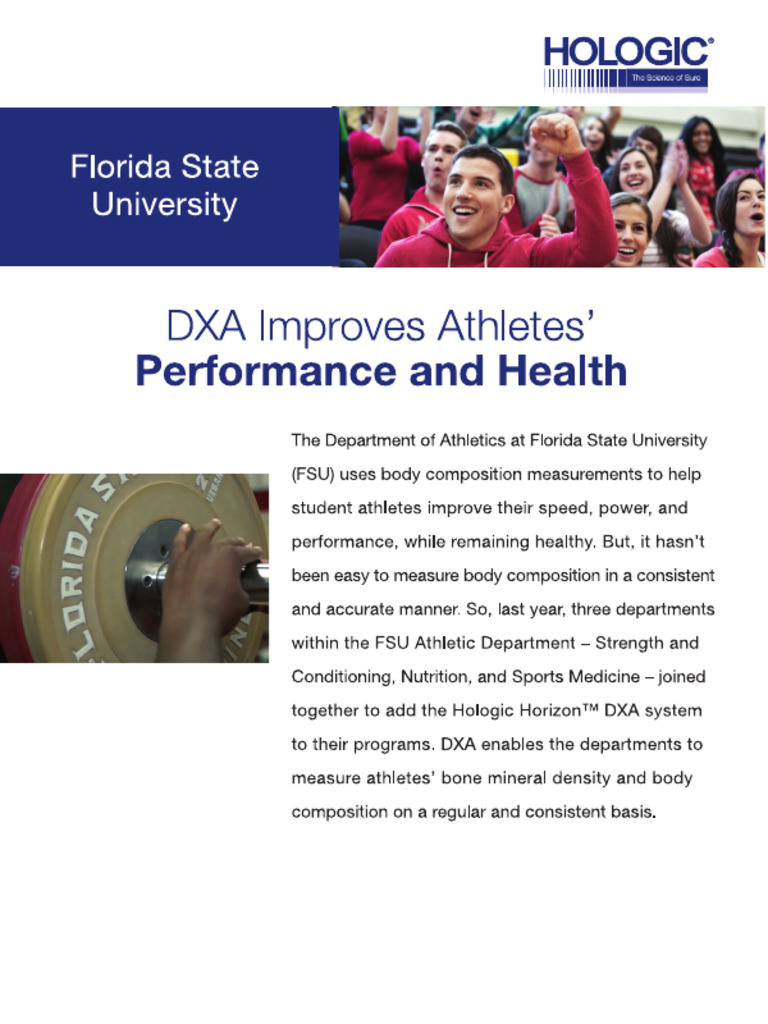 Florida State University DXA Improves Athletes' Performance and Health ...