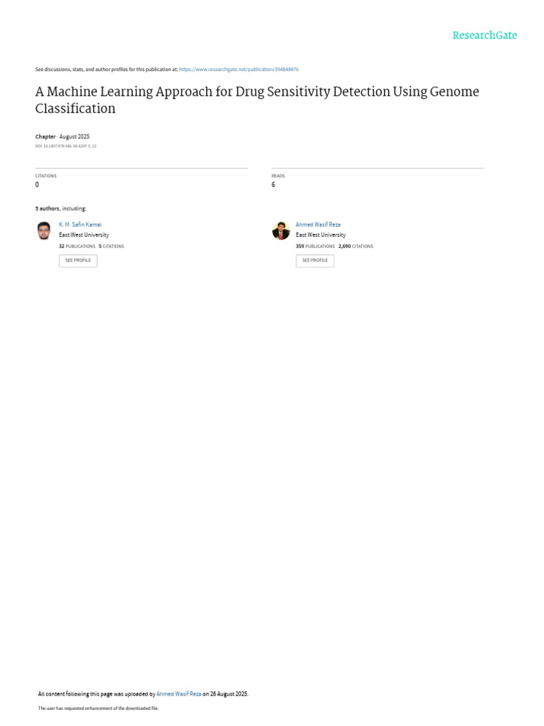 Research paper Cancer Machine Learning | PDF