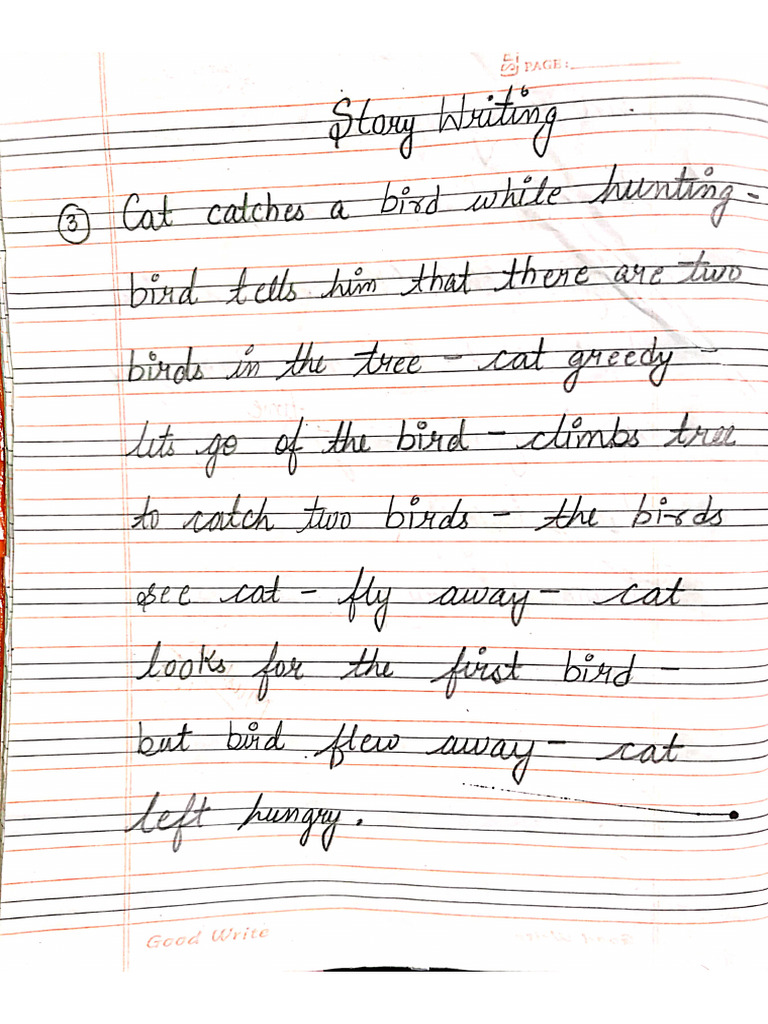 Story Writing Class 4 | PDF