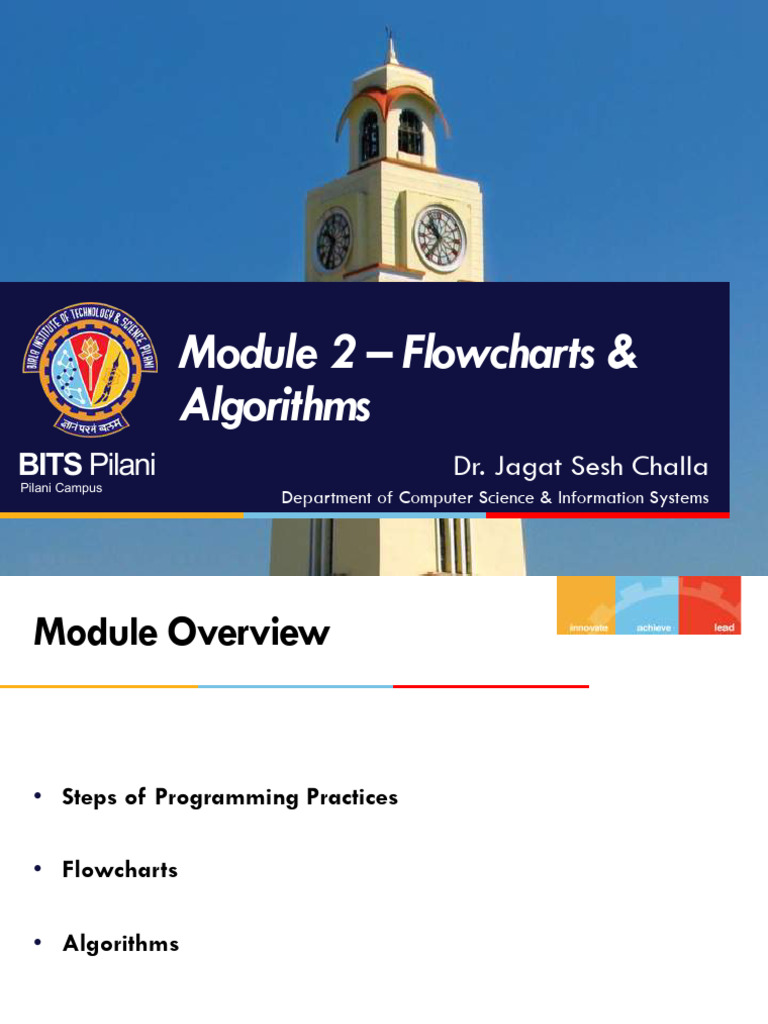 04 Module 2 Flowcharts and Algorithms | PDF | Theoretical Computer Science | Applied Mathematics