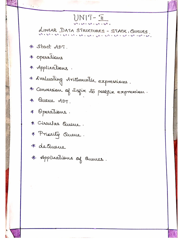 DS UNIT - 2 | PDF
