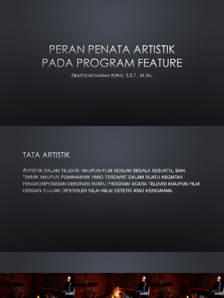 Peran Penata Artistik Pada Program Feature | PDF